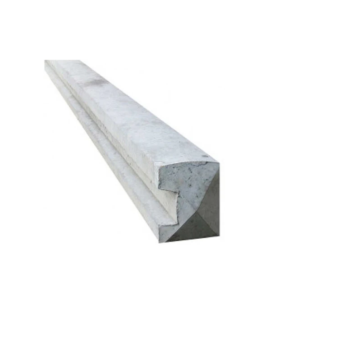 Slotted Concrete End Fence Post | Forest Wood
